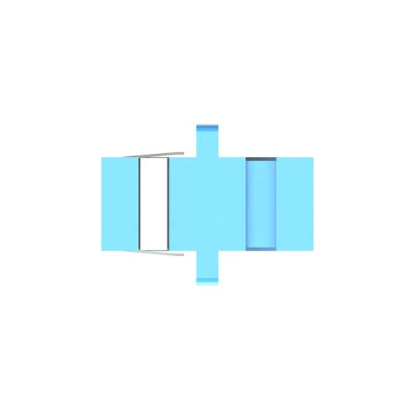 Quality Green SC Adapter Customized Optic Kit With Flange Or Flangeless simplex and for sale