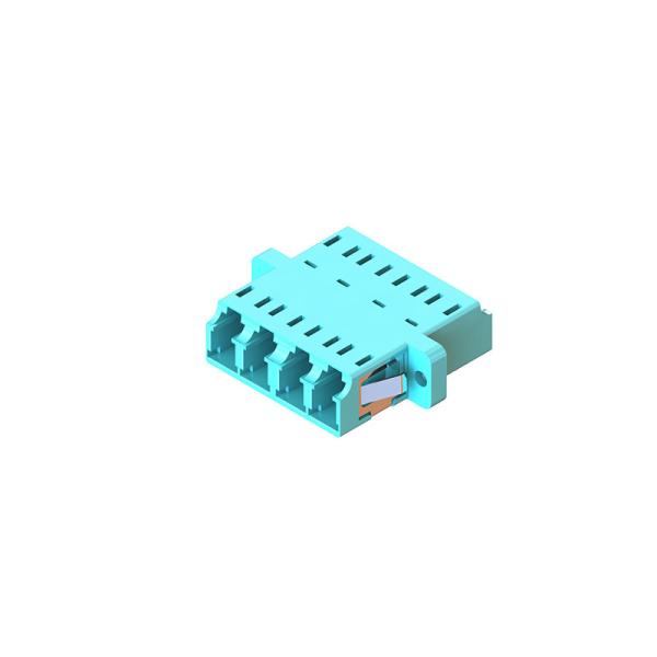 Quality Quad Fiber Optic Adapters LC Couplers With Flange For Optimal Performance for sale