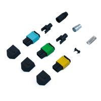Quality Male Female MPO Fiber Optic Connector 40G To 400G Networks Pigtail Fiber for sale