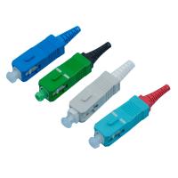 Quality Push Pull Type SC APC Fiber Connector Fiber Optic Jumper Connectors Easy to for sale