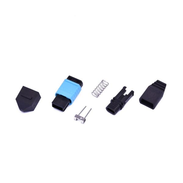 Quality High Precision Interchangeable MPO Connector 2.0mm Rare Ribbon Boot Agua 125um for sale