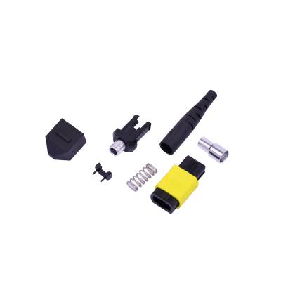 MPO/MTP 12/24 Core 3.0mm Multimode Fiber Optic Connector Kits com baixa perda uL94v-0