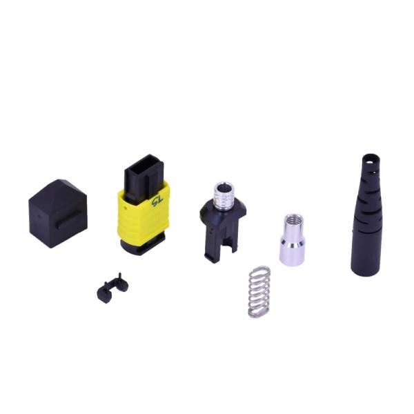 Quality 16 24 Cores MPO Connector 3.0mm Boot Multimode mTP Optical Fiber Conenctor Kits for sale