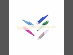 Fiber Optic LC Connectors 0.9mm Simplex Auga With Fire Resistance UL94V-0
