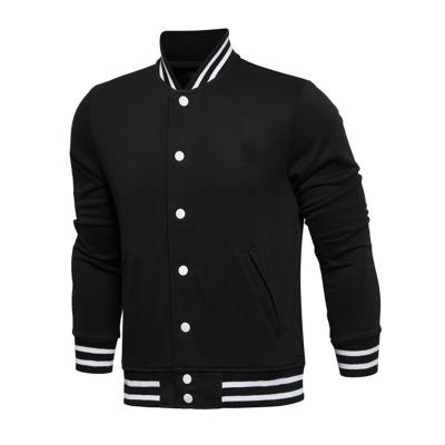 China Hot Custom New HIgh Quality Cotton Color block Men Blank Varsity Baseball Track Bomber Jacket for sale