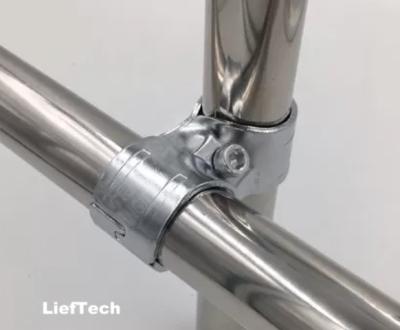 China ISO9001 Chrome Plated Pipe Fittings Joint  2 Pipe Mounting Bracket for sale