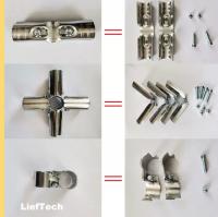China Modular Structure Chrome Waste Pipe Fittings For Storage Rack for sale