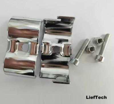 China CRS koudgewalst staal dubbelbuis connector voor 28 mm Dia Chrome-buis Te koop