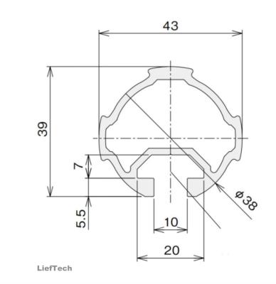 中国 厚さ1.7mm ロープ付きアロジスアルミ管 ISO9001 販売のため