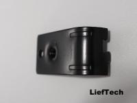 China Pipe Clamp Fixed  Parallel Joint Black Lean Tube Connector for sale