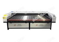 China Auto Feed Carpet Laser Cutting Machine Flat Bed Highly Effective And Efficiency for sale