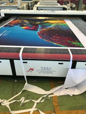 China PE Tent Laser Laser Cutting Machine Camera Positioning High Speed Automatic Cutting for sale