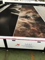 China Polyester Fabric Cnc Laser Cutting Machine , High Speed Vision Laser Cutting Machine for sale