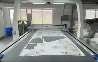 China Automatic Knife Cutting Machine Fabric Leather Laser Cutting Machine Vision Camera for sale