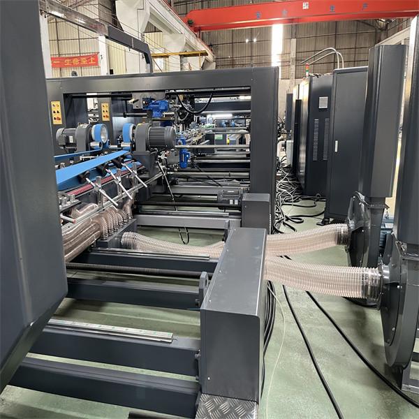 Quality Single Automatic Folder Gluer Stitcher 1200/Min PLC Controlled Black 75kw for sale