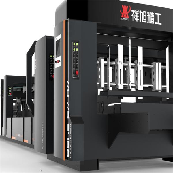 Quality Gray Automatic Carton Folder Gluer Machine Customizable 180m/Min Gluing Speed for sale