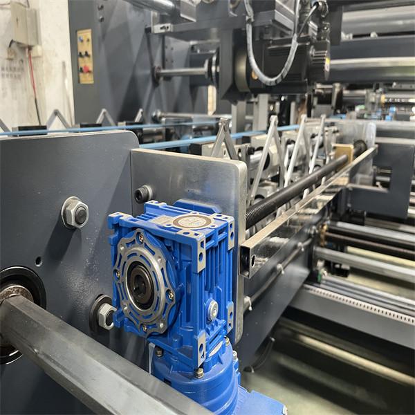 Quality PLC Controlled 75kw Automatic Folder Gluer Stitcher With 1200/Min Stitching Speed for sale