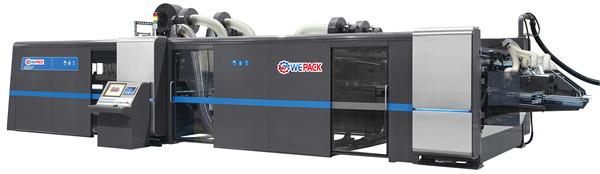 Quality Grey Fully Servo Inline Folder Gluer With Automatic Water Based Ink UV Drying for sale