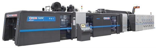 Quality Steel Grey UV Drying Flexo Gluer Machine Computer Controlled Inline Folder Gluer for sale