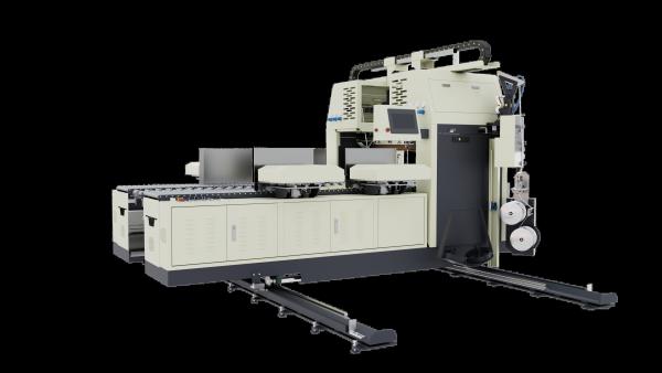 Quality 380V Double Servo Carton Box Packing Strapping Machine 6.5KW 500 Length for sale