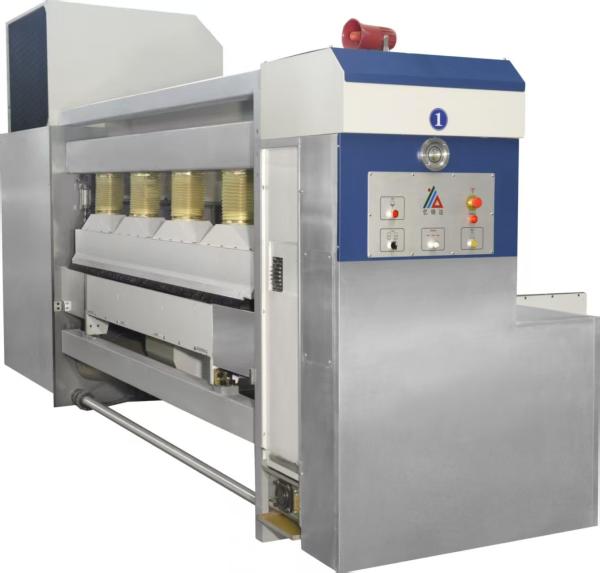 Quality Full Servo Automatic Cardboard Box Printer Machine With Valco Gluing System for sale
