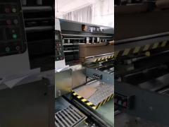 Automatische stalen flexoprinter slotter die cutter op maat voor kartonnen doos