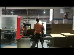 Caixa de papelão de impressão de aço flexopreciosa de aço branco Máquina de corte a moagem profundidade de fenda 420 mm