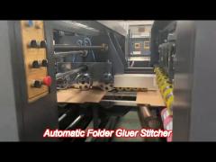 automatic folder gluer machine for  corrugated cardboard