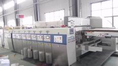 Intelligent Printing Slotting and Die cutting,Stitching & Gluing Inline with Packaging Robot Arm