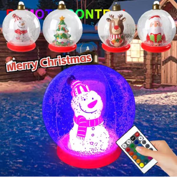 Quality Easy To Store Deflates For Compact Storage Inflatable Christmas Ball Lightweight For Events for sale