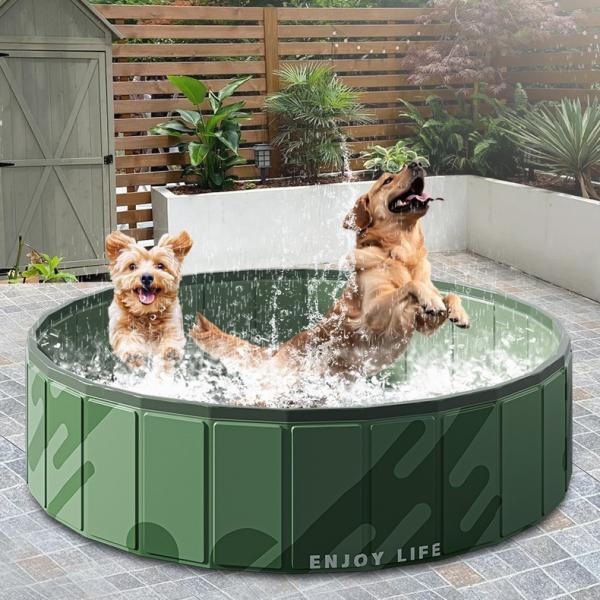 Quality Scratch-resistant and tear-resistant foldable dog pool lightweight easy to carry portable dog pool weighing 1.3 to 3.6 kg ideal for outdoor for sale