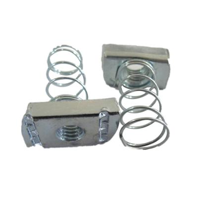 China Hot Dip Galvanized Spring Loaded Wing Nut For Construction Channel Steel 1/2