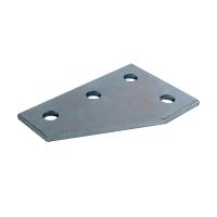 China Electrical Strut Channel Accessories Flat Plate Pipe 6mm Thickness 40mm Width for sale