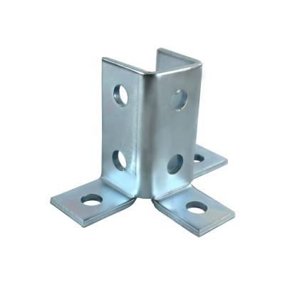 China Galvanized Steel Channel Base Plate 6mm Thickness Q235 Material for sale