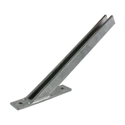 China 6mm 8mm 12mm Plate Thickness Cantilever Arm Bracket Channel Bracket with Custom Length Options for sale