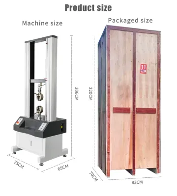 Plastic Universal Double-Column Strength Tensile Tester with Data and Graphic Processing