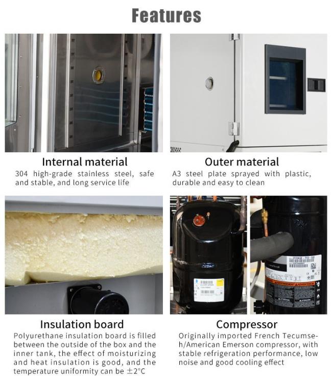 800L Programmable Constant Temperature and Humidity Test Cabinat Test Equipment