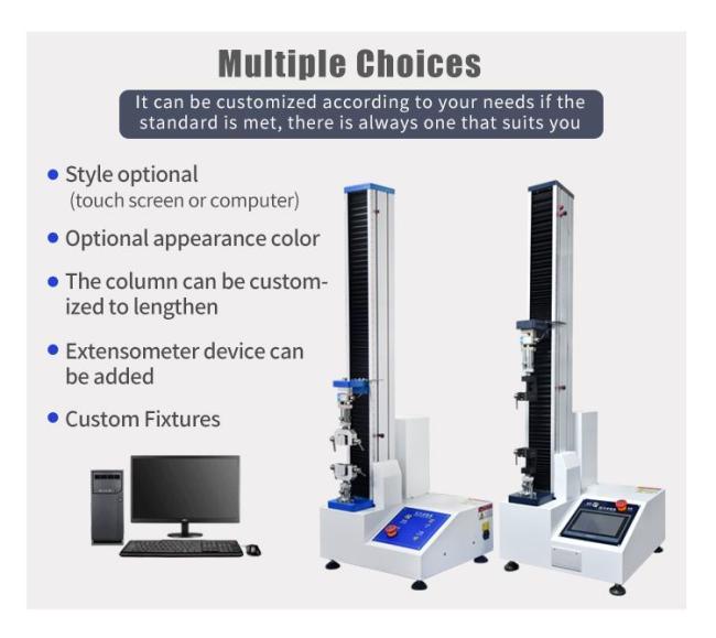 5kn Universal Electronic Tensile Testing Machine for Plastic