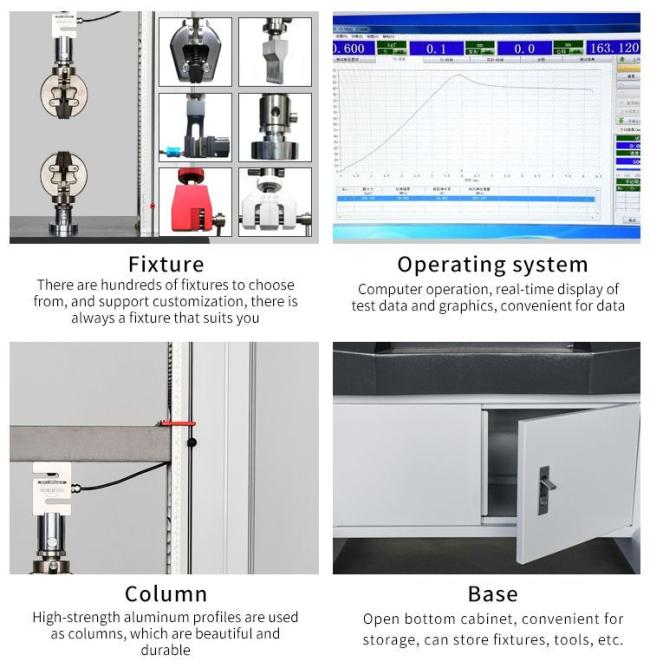 Good Security Double-Column Strength Tensile Tester with PC Data Analysis Processing