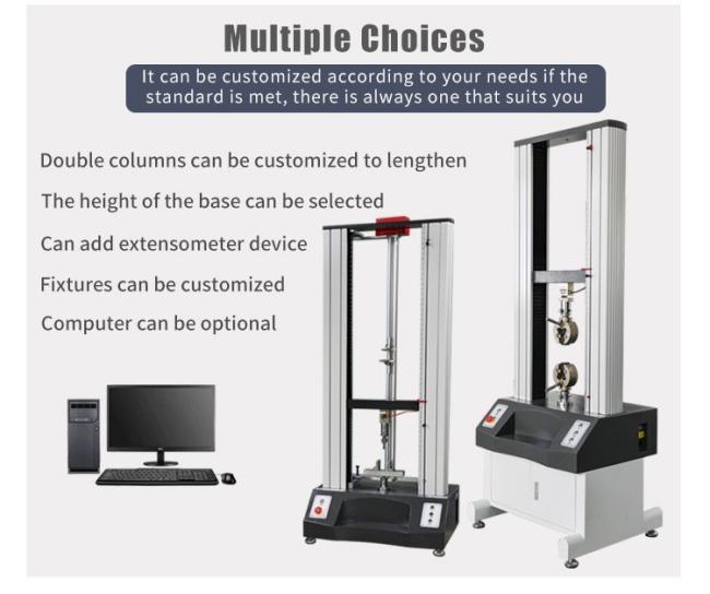 AC Servo Motor Customizable Universal Double-Column Strength Tensile Testing Machine