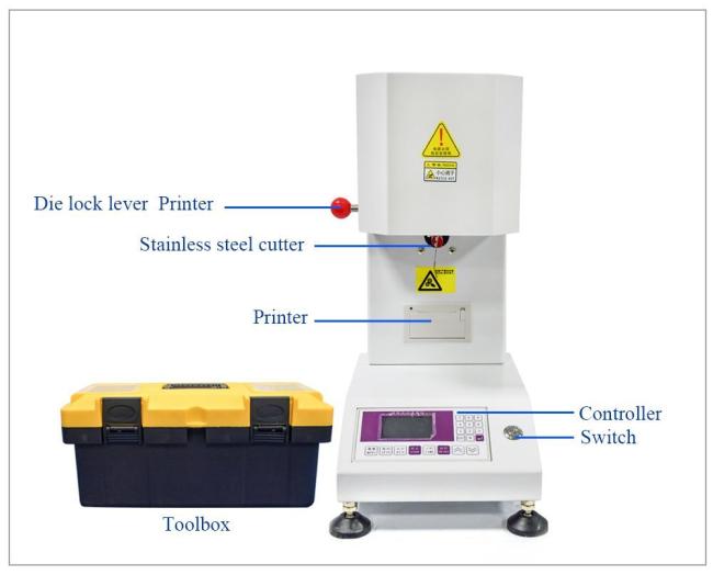 High Precision Mfi Melt Flow Index Tester for Polymer Material Test