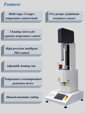 Plastic and Resin Automatic Melt Flow Testing Machine with Imported Raw Material