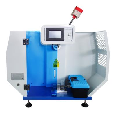 China Professional Digital Pendulum Izod Charpy Impact Tester for Polymer Plastic Pipe PVC HDPE Material Impact Resistance Test Machine for sale