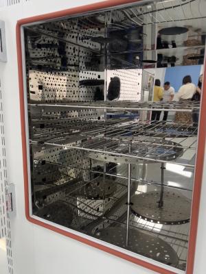 China Industrial Yellow Aging Resistance Test Chamber UV Accelerated Weathering Tester for Plastic Rubber Material Lab for sale