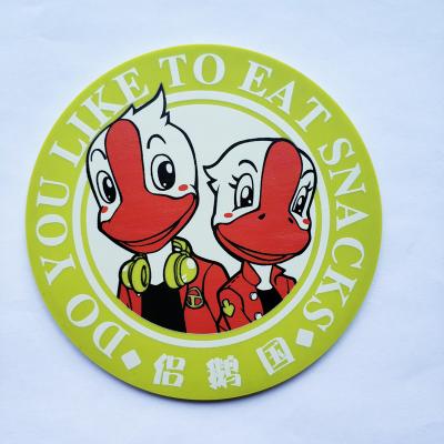 China Cute shaped personalized style soft pvc coaster / coffee cup coaster for sale