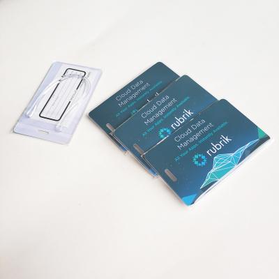 China Manufacture Travel Cheap Durable Handbag Custom Plastic Luggage Tag for sale