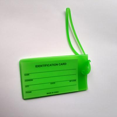 China Fashion Custom 3D soft silicone luggage name tag/ rubber bag label tag/ pvc luggage tag for sale