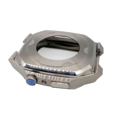 China caixa de aço inoxidável do Smart Watch das peças do relógio do CNC de 44mm para a série do relógio de Apple à venda
