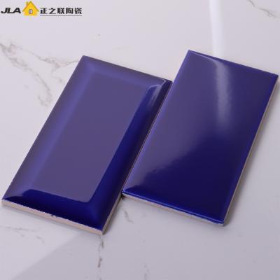 中国 オーシャン ブルーの瑪瑙の陶磁器の壁のタイルは磁器のタイル6mmの厚さを艶をかけました 販売のため