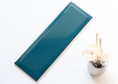 China Glazed Green Bathroom Decorative Wall Tiles , Ceramic Subway Tile 3x12 for sale